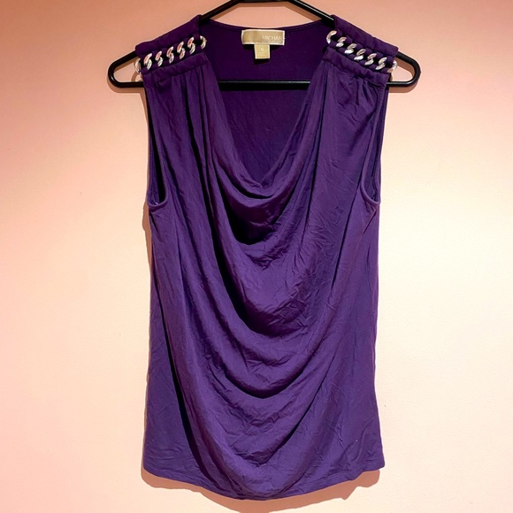 Michael Kors | Tops | Michael Kors Chain Link Top | Poshmark